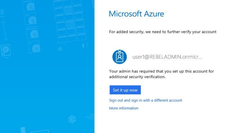 Step By Step Guide To Configure Mfa Multi Factor Authentication For Azure Users