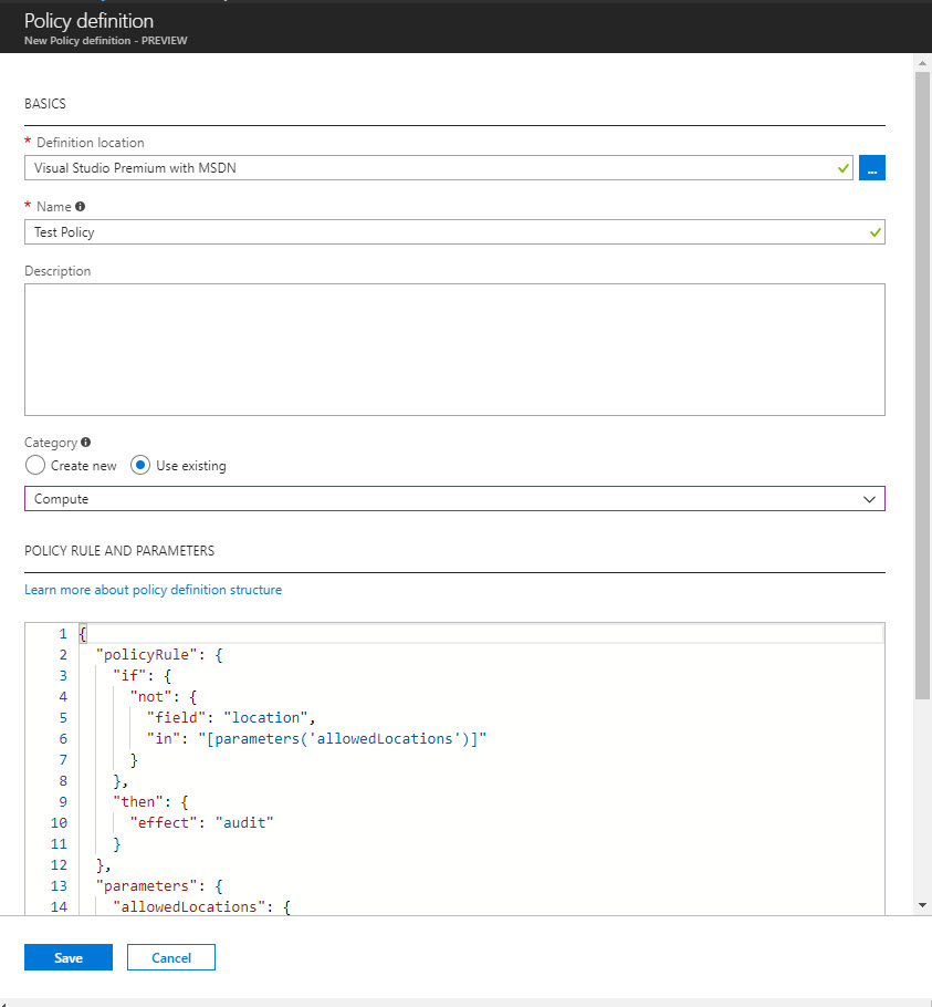 Step-by-Step guide to Azure Policy (Preview) – Cloud ON Step-by-Step guide to Azure Policy (Preview) – Cloud ON