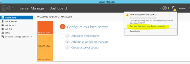 Step by Step guide to setup Active Directory on Windows Server 2012 ...
