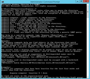 The DS Commands - DSQUERY - REBELADMIN