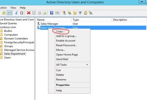 Create Users with User Templates in AD - REBELADMIN