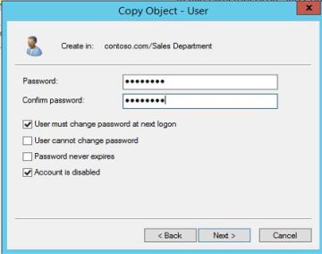 Create Users with User Templates in AD - REBELADMIN