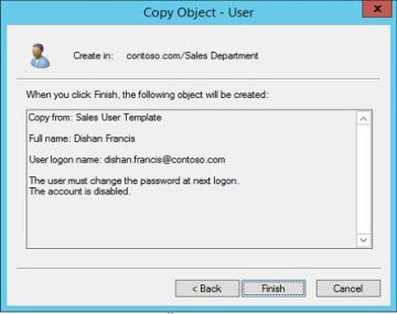 Create Users with User Templates in AD - REBELADMIN