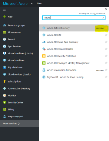 Azure Active Directory management experience in preview - REBELADMIN
