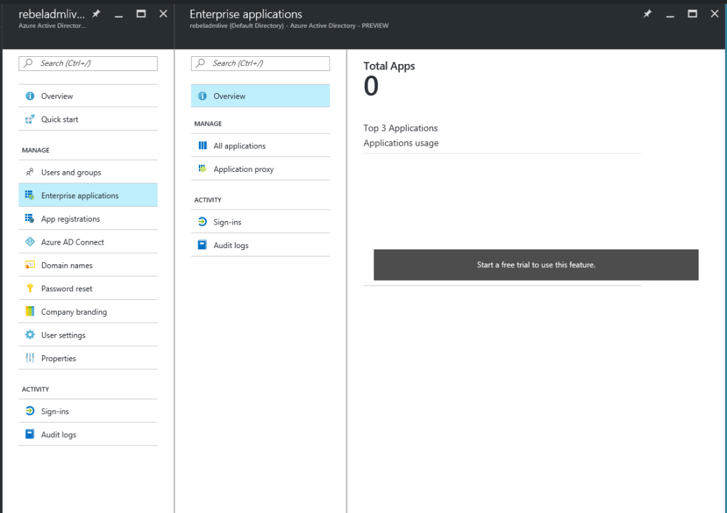 Azure Active Directory management experience in preview - REBELADMIN
