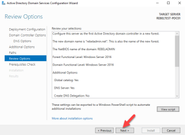 Step-by-Step guide to setup Active Directory on Windows Server 2016 ...