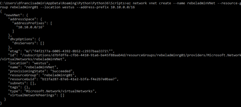 Step By Step Guide To Create Azure Vm Using Azure Cli 20 Rebeladmin