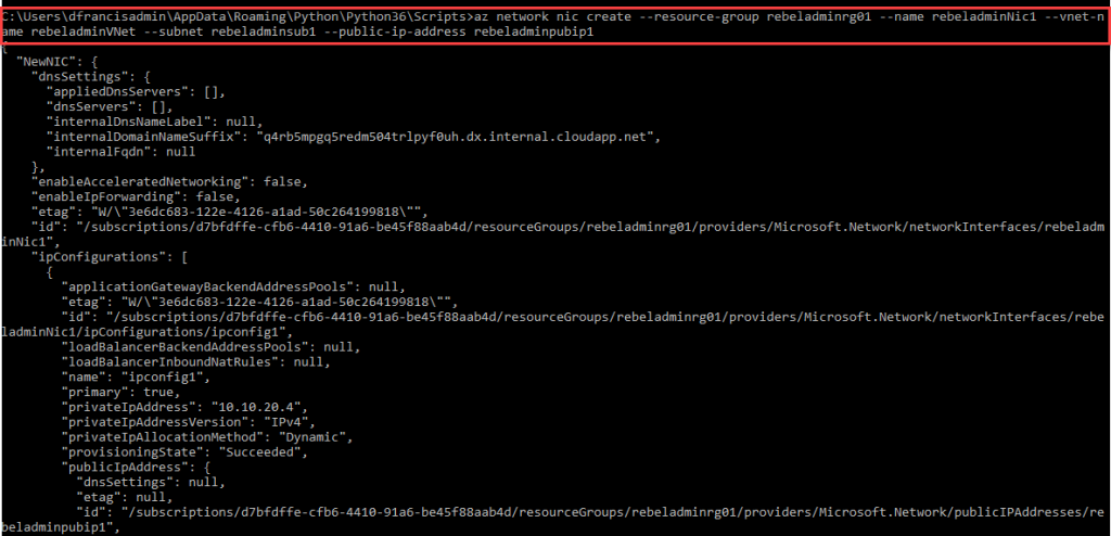 Step By Step Guide To Create Azure Vm Using Azure Cli 20 Rebeladmin