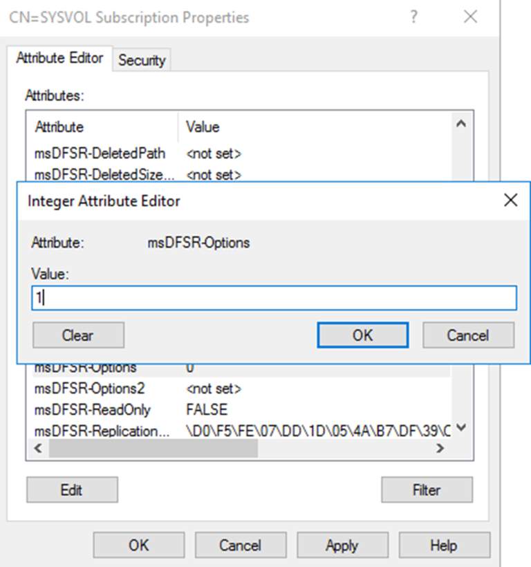 Non-Authoritative and Authoritative SYSVOL Restore (DFS Replication) - REBELADMIN