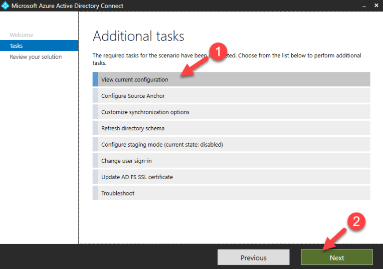 Azure AD Connect Staging Mode - REBELADMIN
