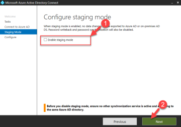 Azure AD Connect Staging Mode - REBELADMIN