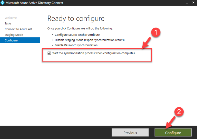 Azure AD Connect Staging Mode - REBELADMIN