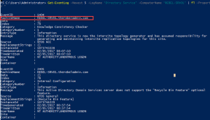 Review Active Directory Domain Service Events with PowerShell - REBELADMIN