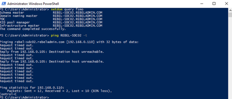 How to Seize FSMO Roles? (PowerShell Guide) - REBELADMIN