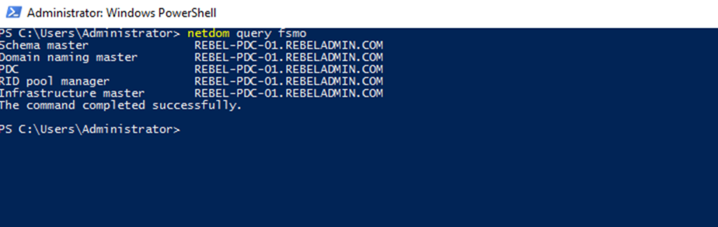 How to Seize FSMO Roles? (PowerShell Guide) - REBELADMIN
