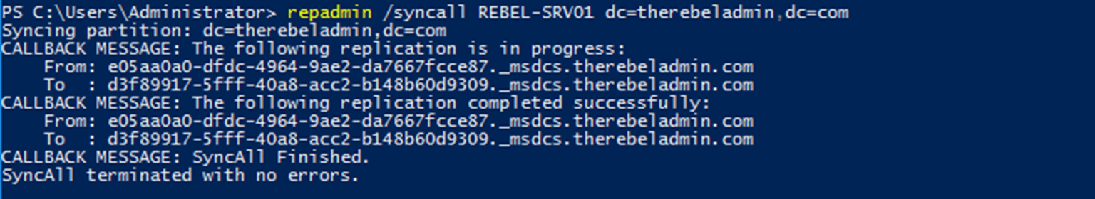 Troubleshooting Active Directory Replication Issues Powershell Guide Rebeladmin