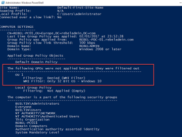 Group Policy: WMI Filters in a nutshell - REBELADMIN