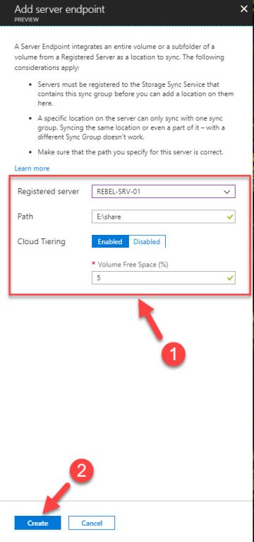 Step-by-Step guide to configure Azure File Sync (preview) - REBELADMIN