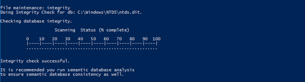 Integrity check to Detect Low Level Active Directory Database ...