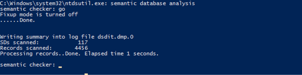 Integrity check to Detect Low Level Active Directory Database Corruption - REBELADMIN
