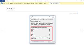 Active Directory Right Management Service (AD RMS) – Part 04 – AD RMS ...