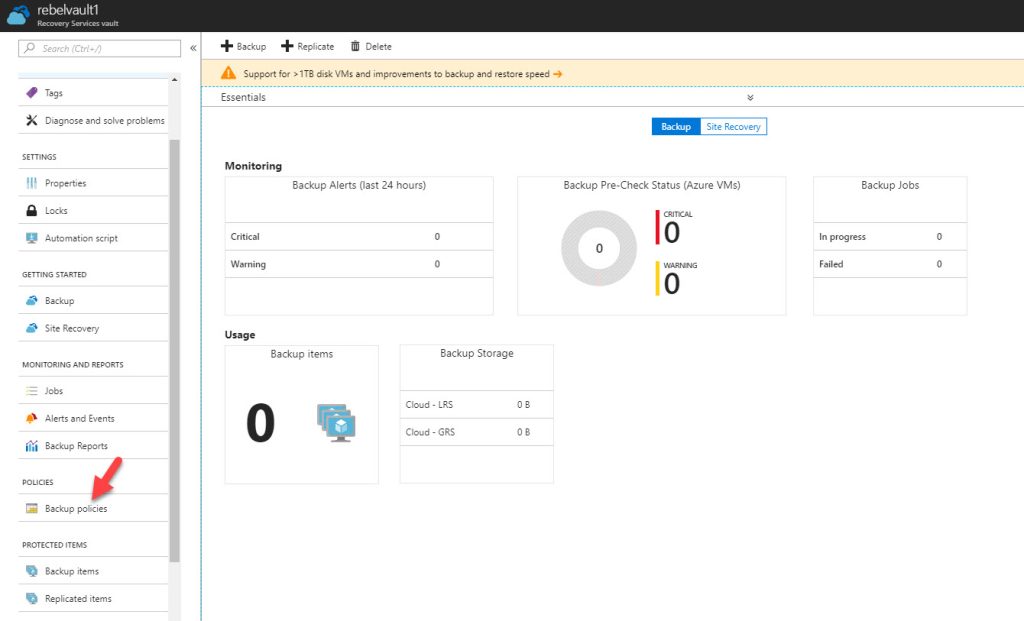 Step By Step Guide To Protect Azure Vm Using Azure Backup Rebeladmin