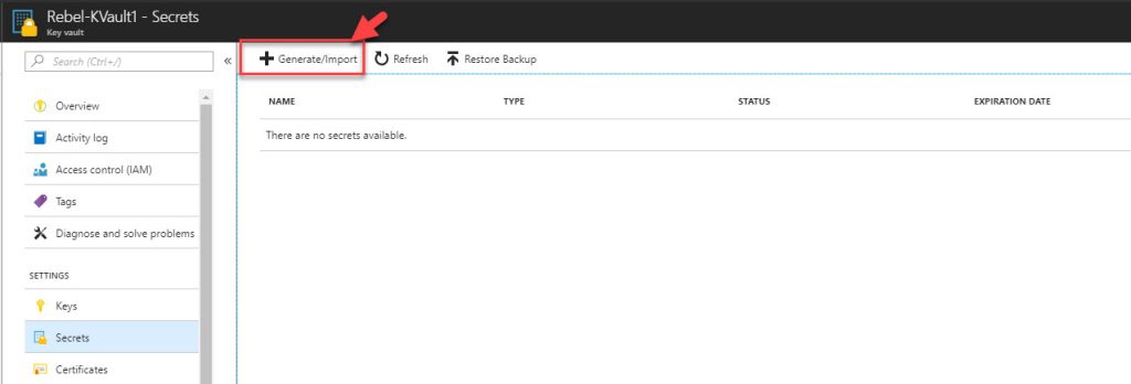 Step-by-Step Guide: Azure Key Vault - REBELADMIN