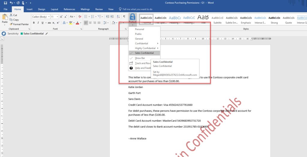 Step-by-Step Guide: Protect confidential data using Azure information ...