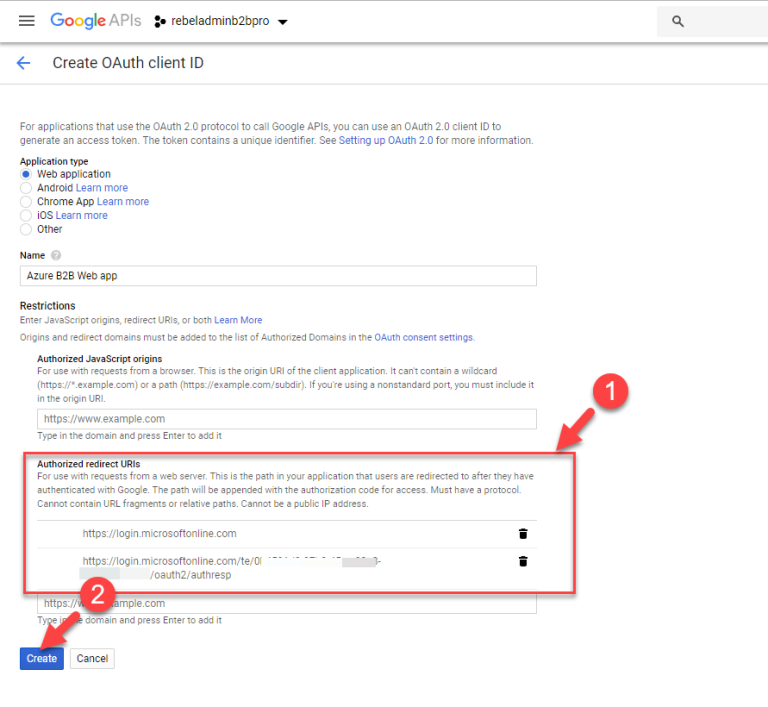 Step-by-Step Guide: How to setup Google federation for Azure AD B2B ...