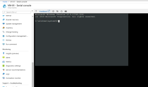 Step-by-Step Guide : Serial Console for Azure VM - Technical Blog ...