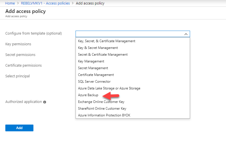 Step By Step Guide How To Backuprestore Encrypted Azure Vm Using Azure Backup Rebeladmin