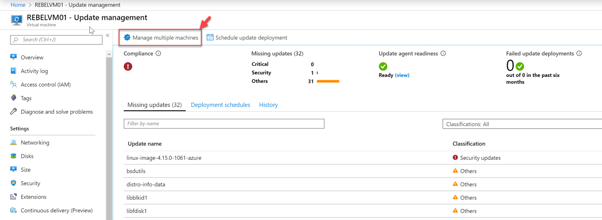 Step-by-Step Guide: How to update an Azure Linux VM using Update ...