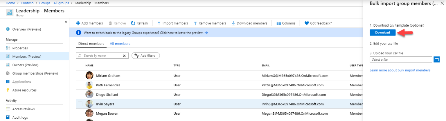 Step-by-Step Guide: Bulk import/remove group members from Azure Active ...