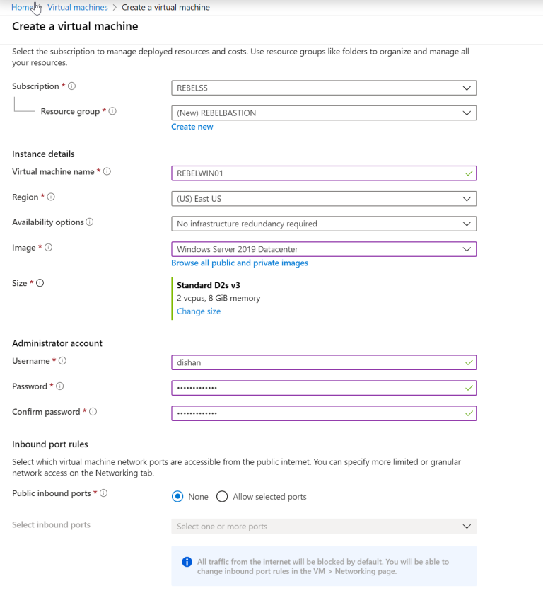 Step-by-Step Guide: How to access Azure VMs securely using Azure Bastion? - REBELADMIN