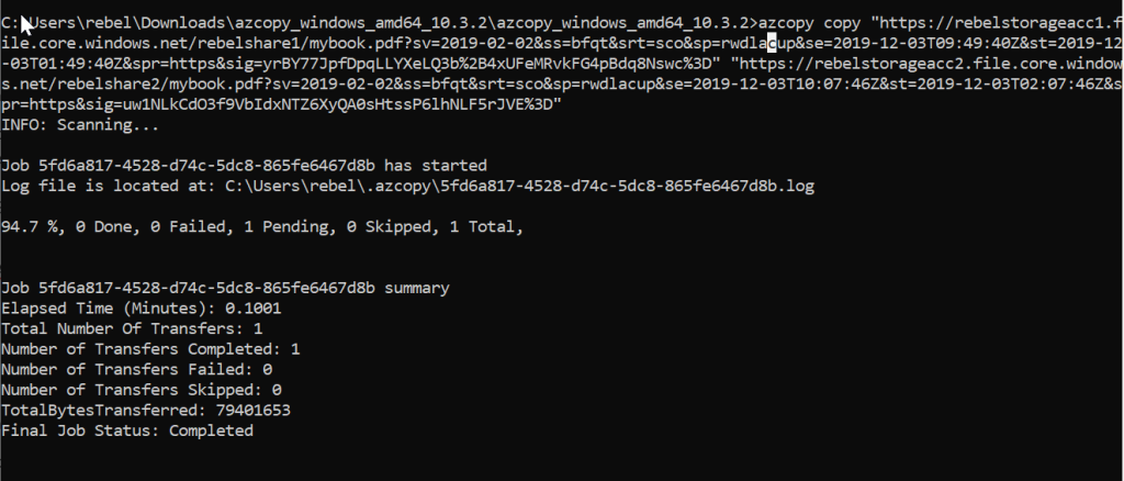Step By Step Guide How To Transfer Data To Or From Storage Account Using Azcopy Rebeladmin
