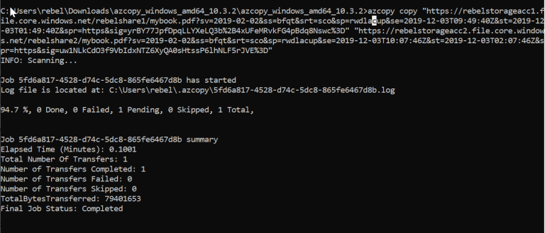 Step By Step Guide How To Transfer Data To Or From Storage Account Using Azcopy Rebeladmin