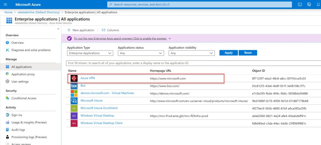 Azure AD Authentication for Azure Point-to-Site (P2S) VPN