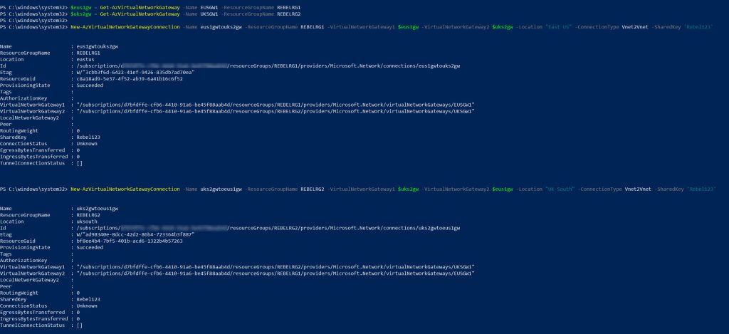 High available VNet-to-VNet connectivity via Active-Active Azure VPN ...