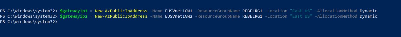 High available VNet-to-VNet connectivity via Active-Active Azure VPN ...