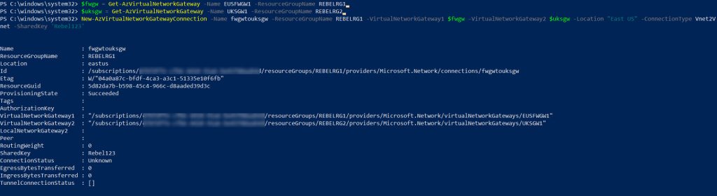 How to use Azure Firewall to control access in Azure VNet-to-VNet link