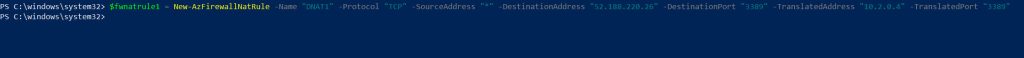 How to Control Inbound Internet traffic with Azure Firewall DNAT