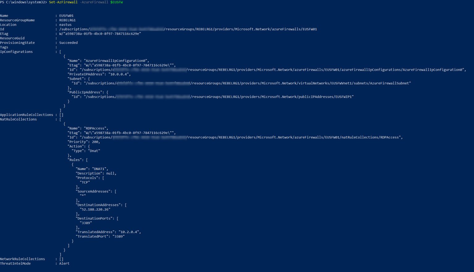 How to Control Inbound Internet traffic with Azure Firewall DNAT