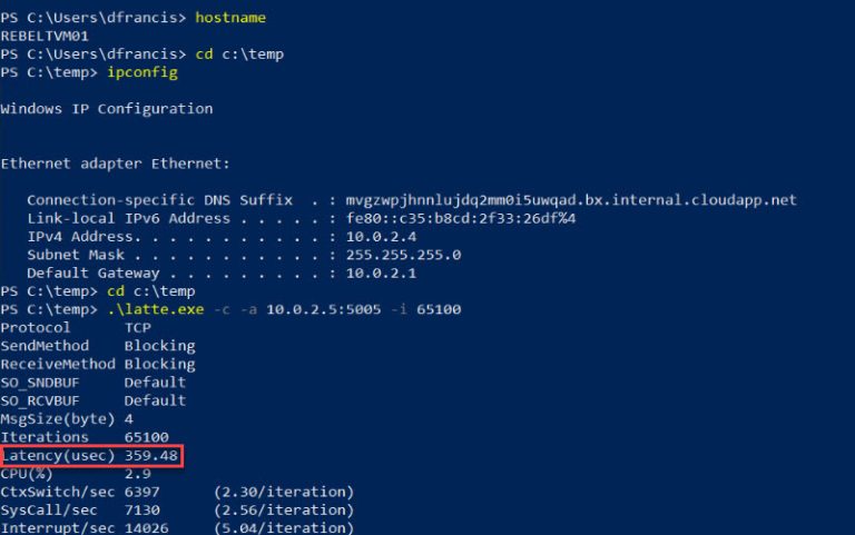 How to reduce VM latency by using Azure proximity placement group