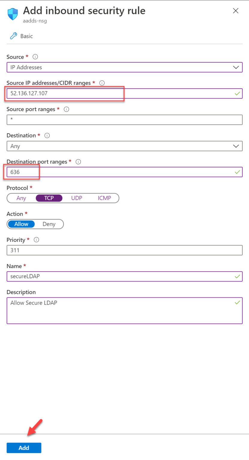 How to enable secure LDAP for an Azure Active Directory domain
