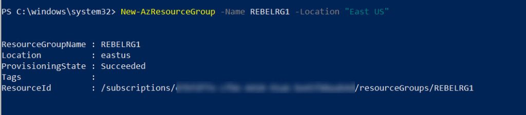 How to create Azure Windows Virtual Machine from a Snapshot