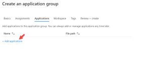 How to publish Applications using Windows Virtual Desktop