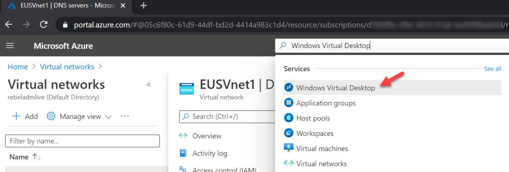 How to setup Windows Virtual Desktop (Microsoft Azure)
