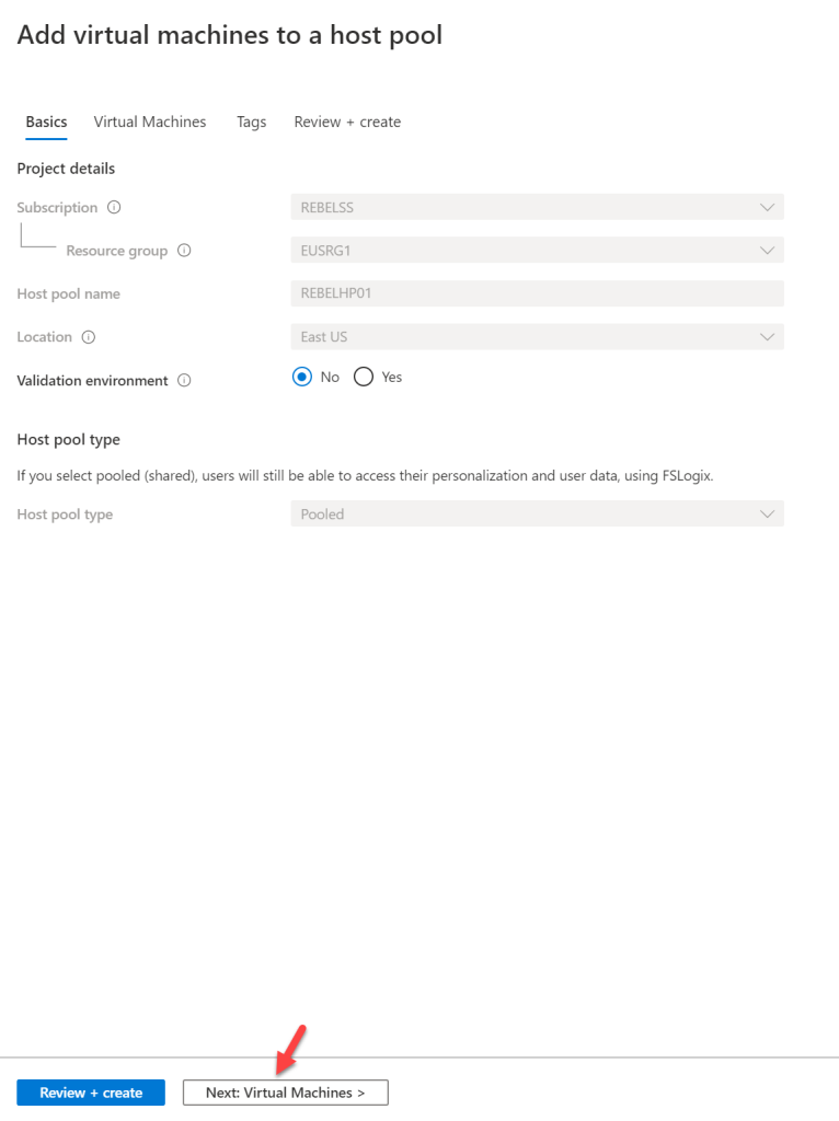 How to add a session host to a Windows Virtual Desktop Host Pool