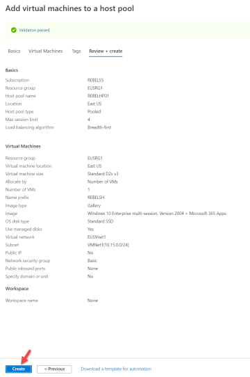 How to add a session host to a Windows Virtual Desktop Host Pool