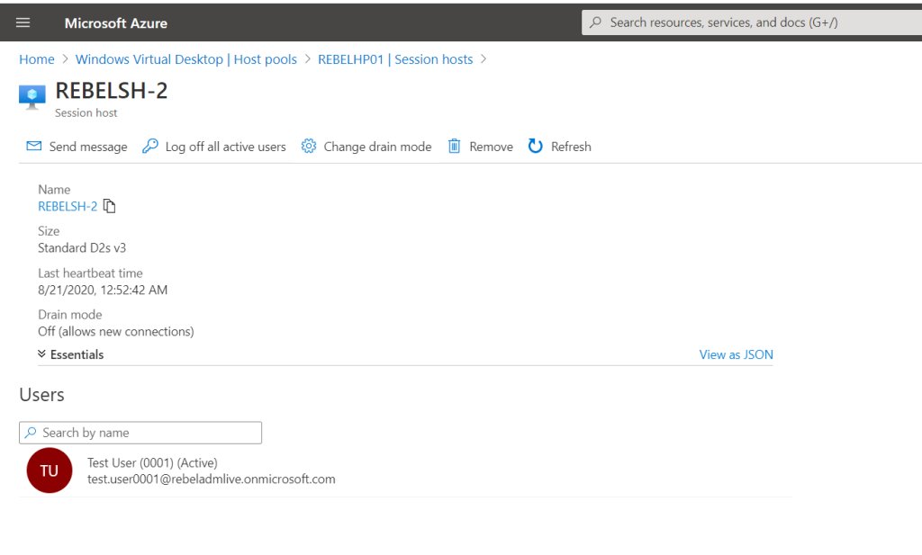 How to add a session host to a Windows Virtual Desktop Host Pool